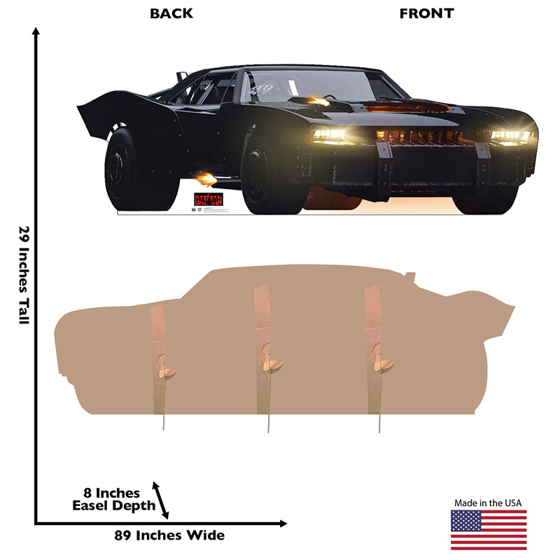 BATMOBILE The Batman Cardboard Cutout Standup Standee – StandingStills.com