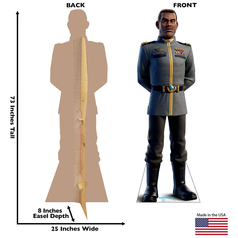 COMMANDER BURNSIDE Lightyear Lifesize Cardboard Cutout Standup Standee ...