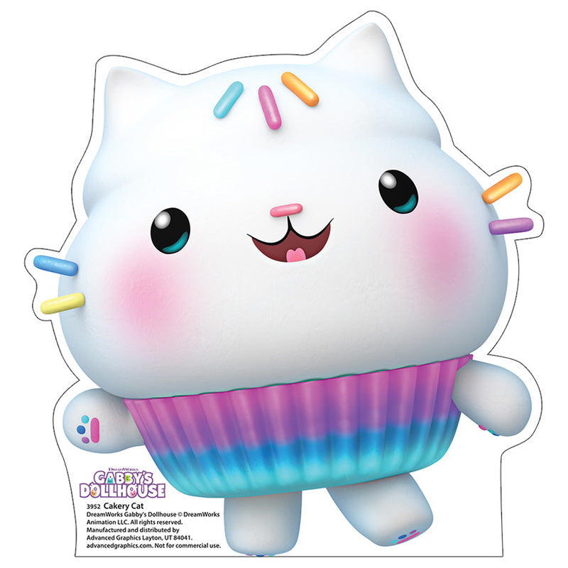 CAKEY CAT Gabby's Dollhouse Lifesize Cardboard Cutout Standup Standee ...