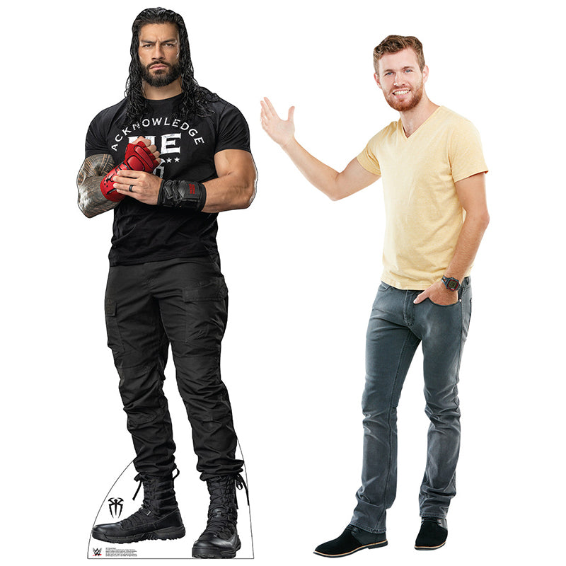 ROMAN REIGNS WWE Wrestling Lifesize Cardboard Cutout Standup Standee ...