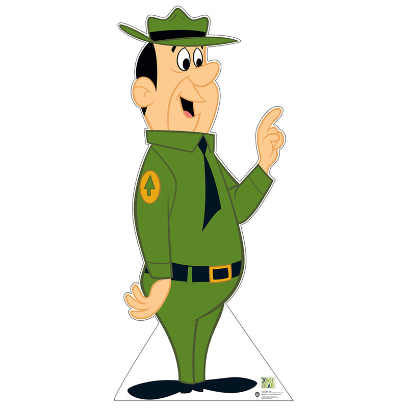 RANGER SMITH Yogi Bear Show Cardboard Cutout Standup Standee ...