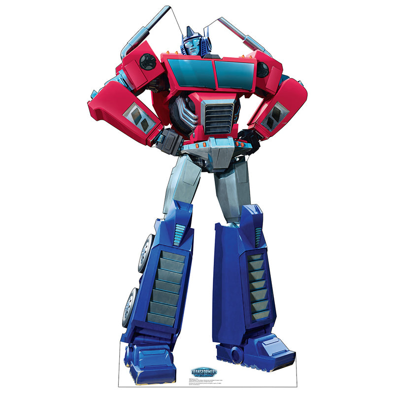 OPTIMUS PRIME Transformers EarthSpark Cardboard Cutout Standup Standee ...